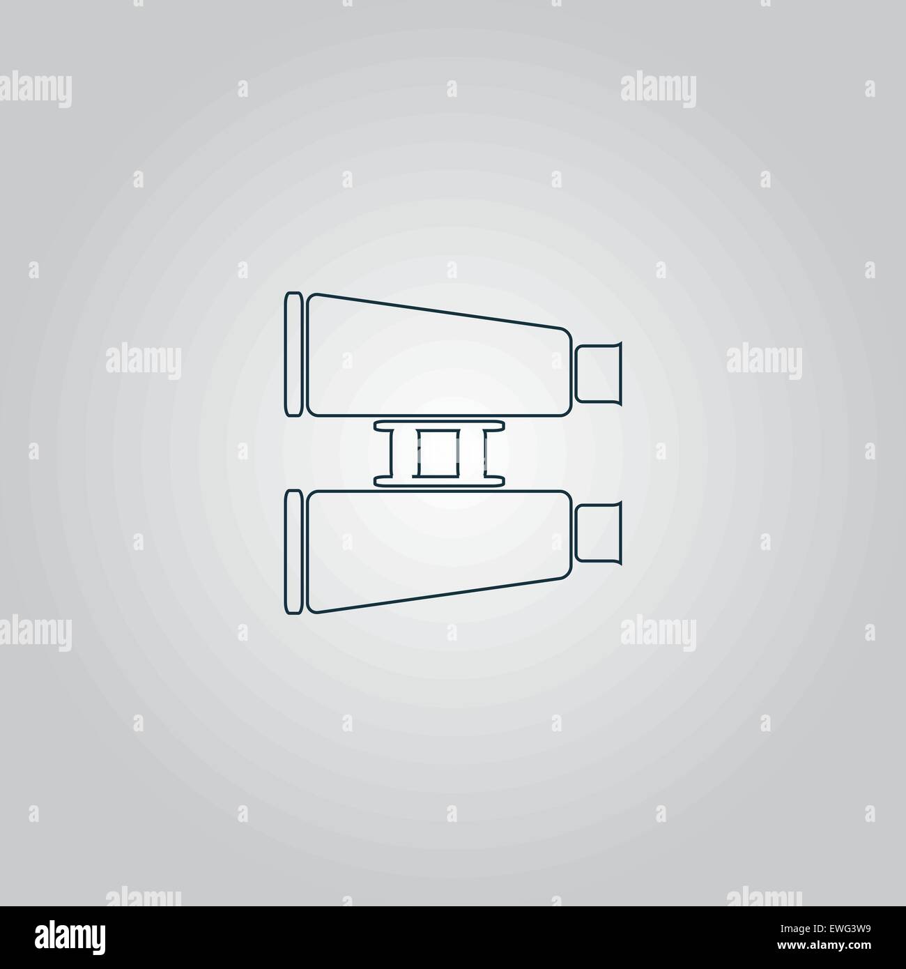 Binocular shape Stock Vector Images - Alamy