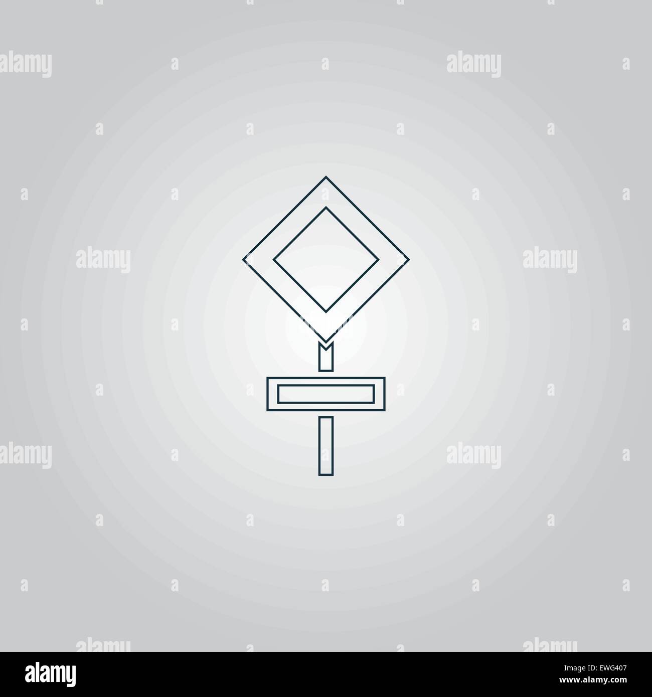 empty road sign Stock Vector Image & Art - Alamy