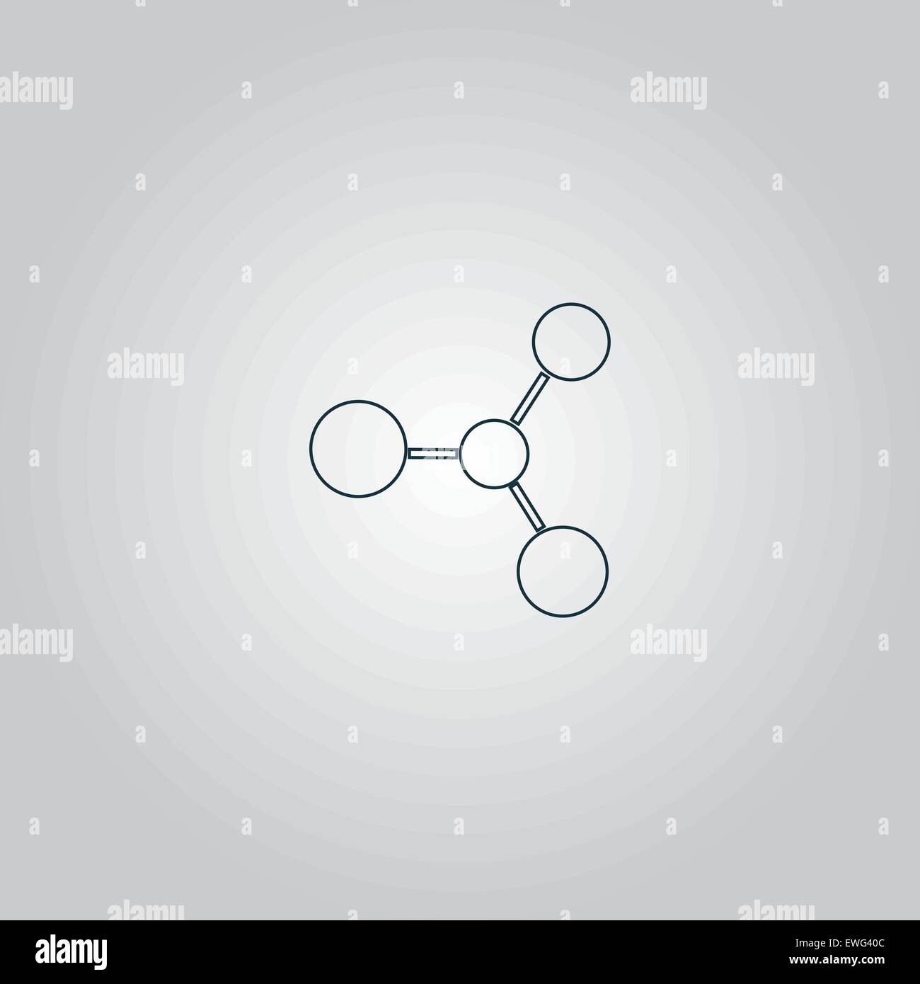 Molecule Vector Icon Stock Vector Image And Art Alamy