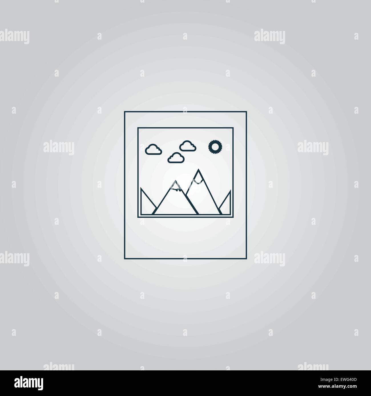 photo landscape web icon Stock Vector Image & Art - Alamy