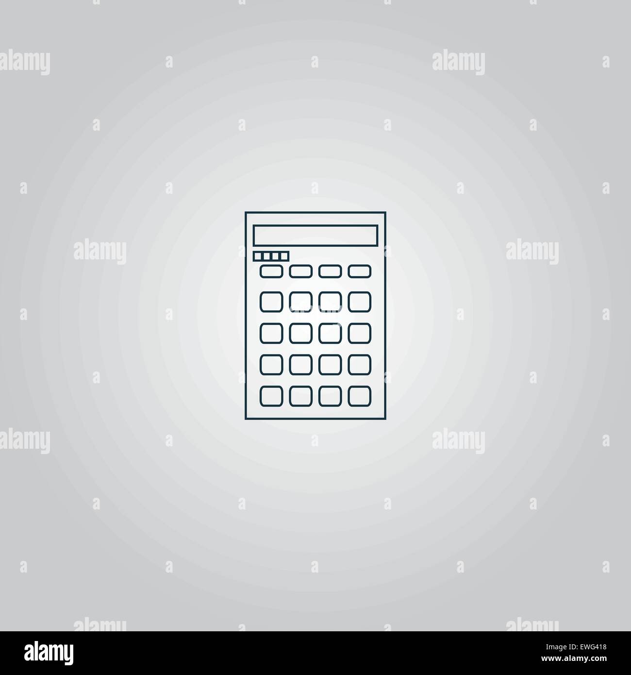 vector calculator icon Stock Vector Image & Art - Alamy