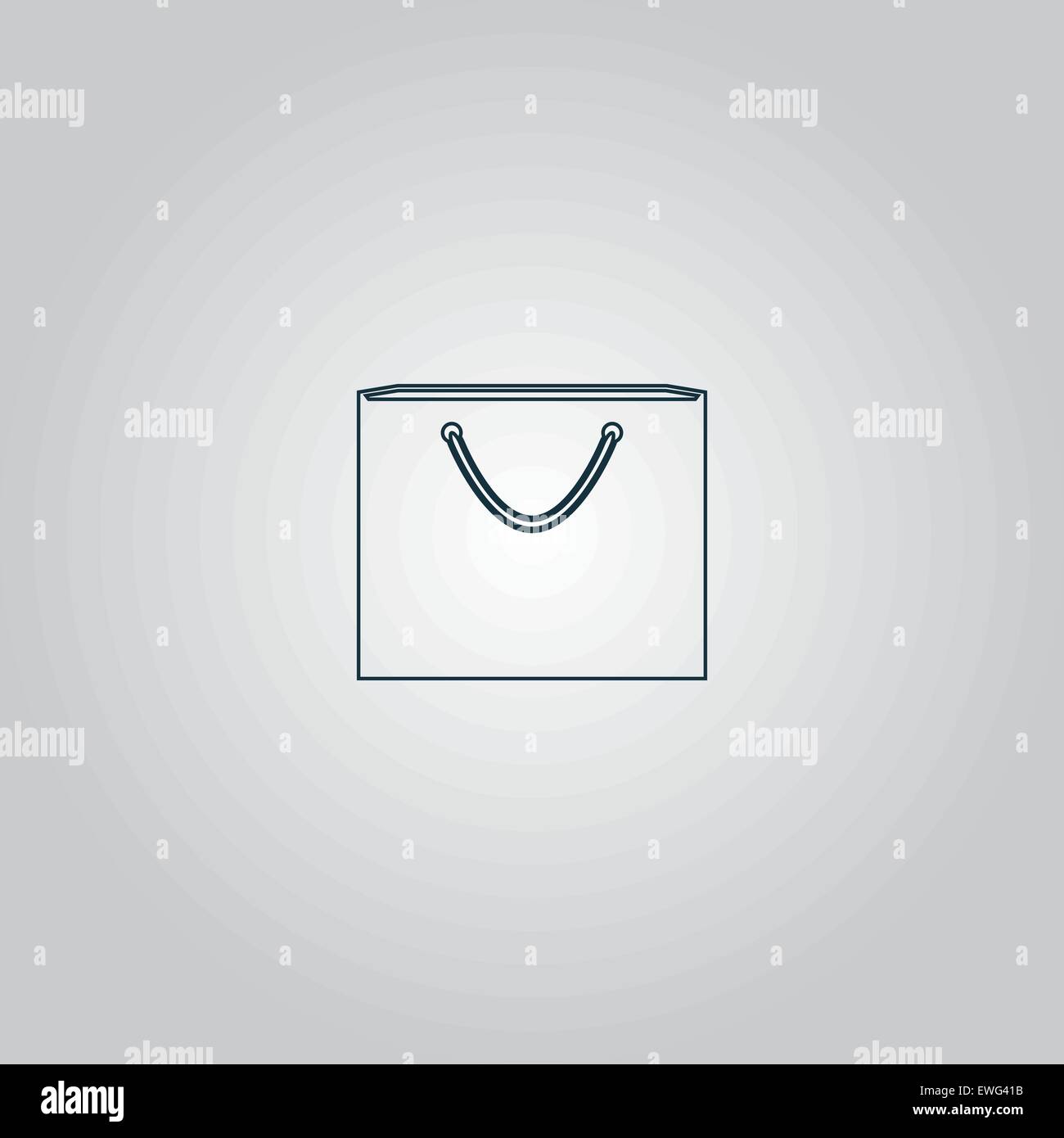 Shopping bag cutout shop Stock Vector Images - Alamy