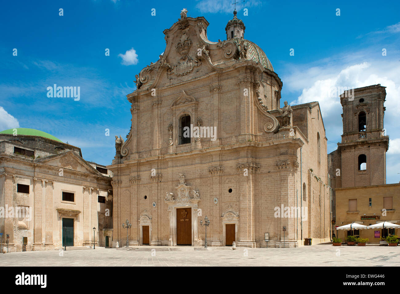 Italy Apulia Francavilla Fontana The Mother Church and S.Chiara church ...