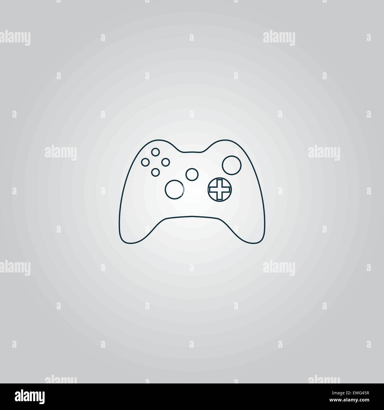 Vector Gamepad Icon Stock Vector Image & Art - Alamy