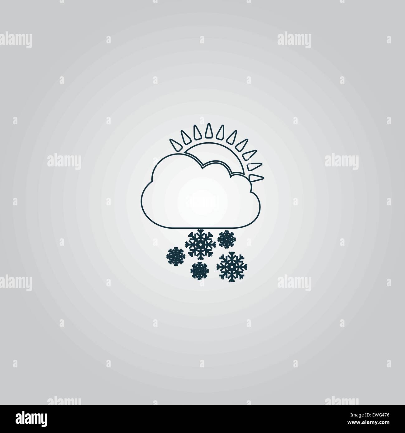 Social weather snow Stock Vector Images - Alamy