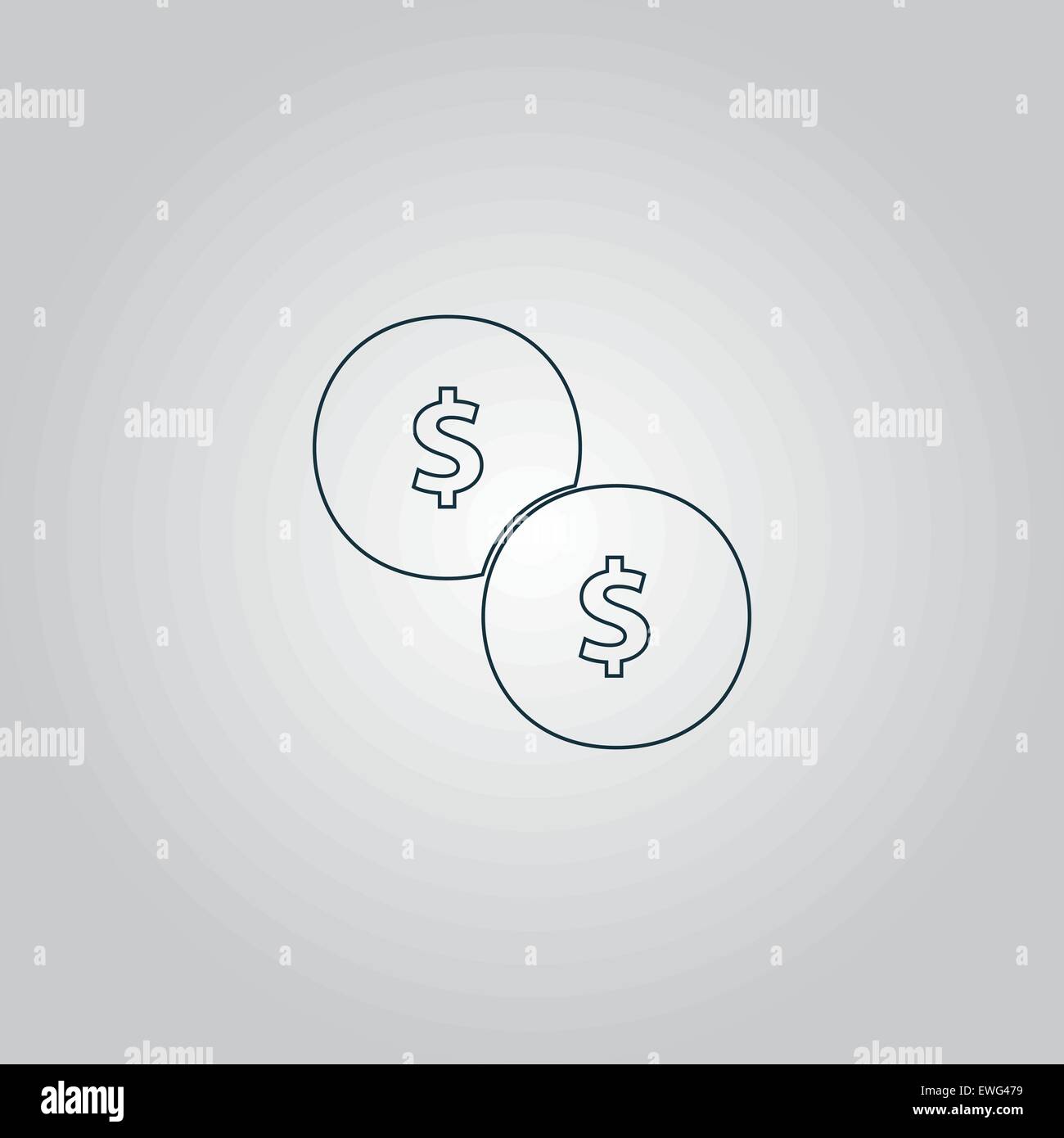 Pack dollars dollar symbol Stock Vector Images - Alamy