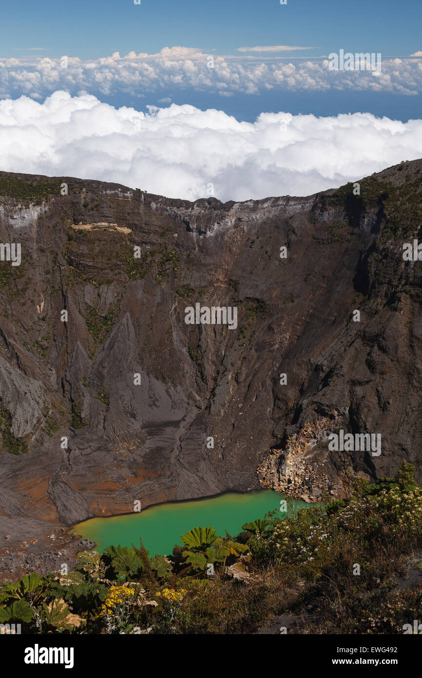 Irazu volcano. Costa Rica. America Stock Photo - Alamy