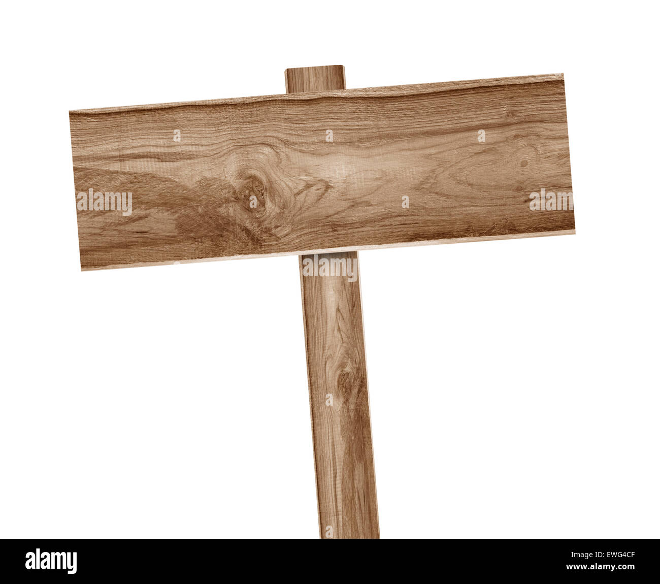 Old Wood Signs isolated on a white background Stock Photo - Alamy