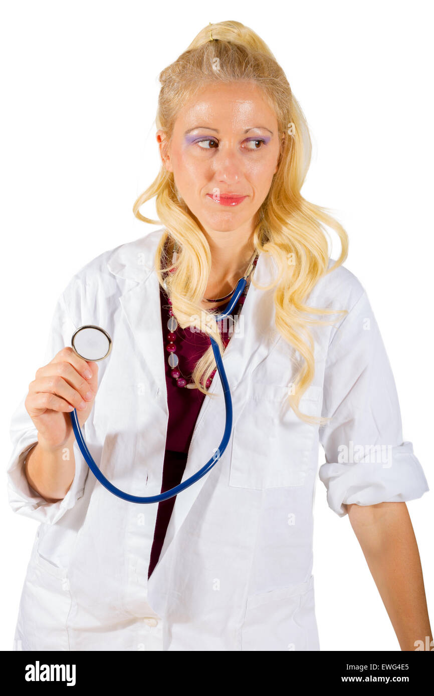 Beautiful lady doctor hi-res stock photography and images - Alamy