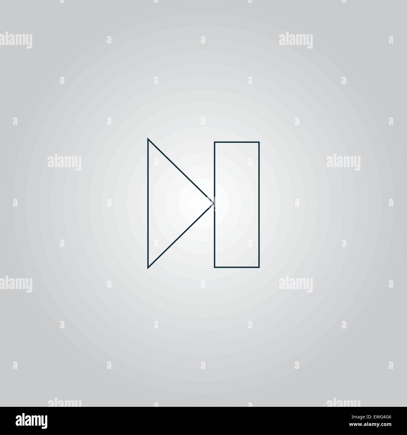 Track triangle Stock Vector Images - Alamy