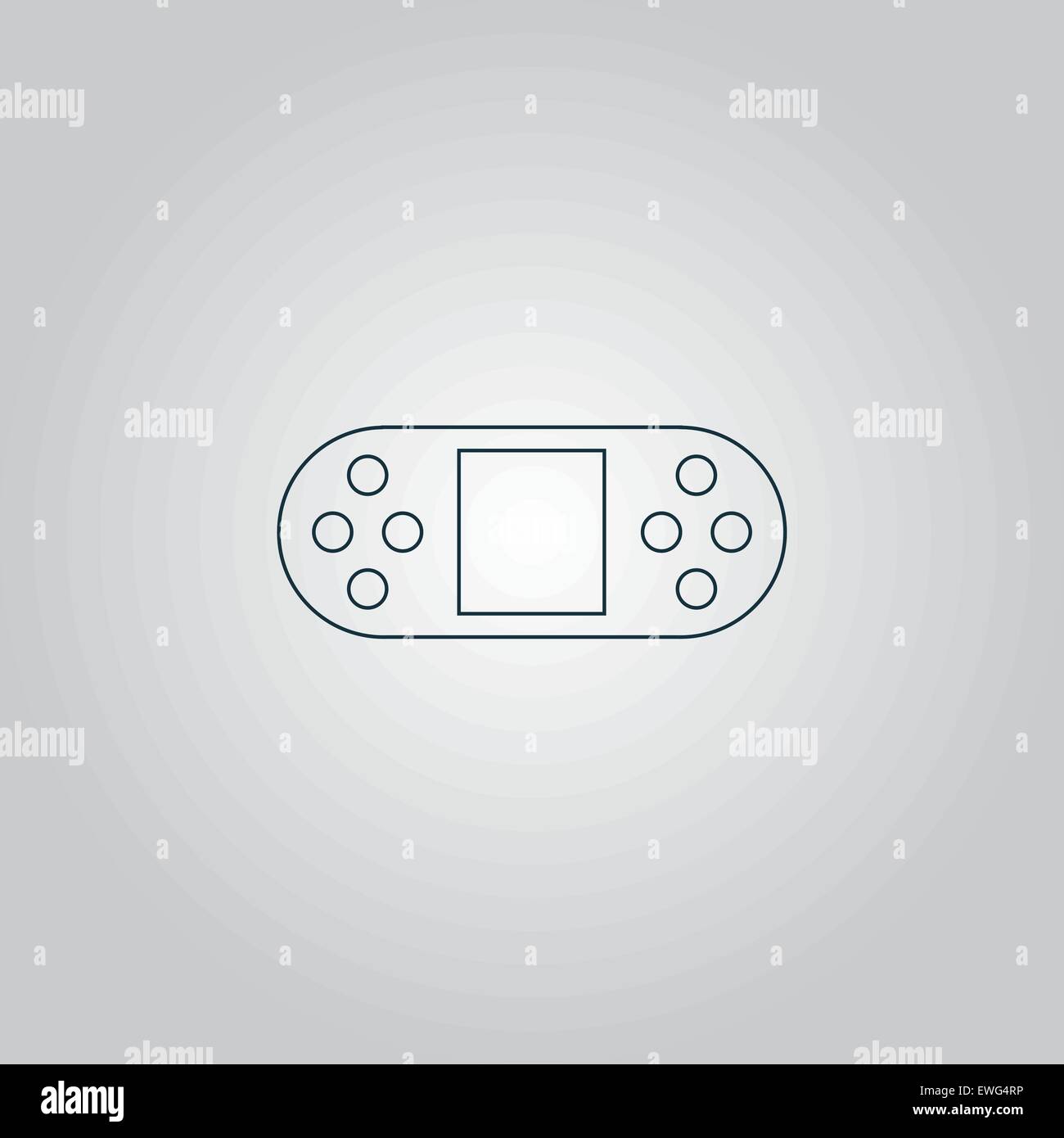Video gaming console entertainment girl Stock Vector Images - Alamy