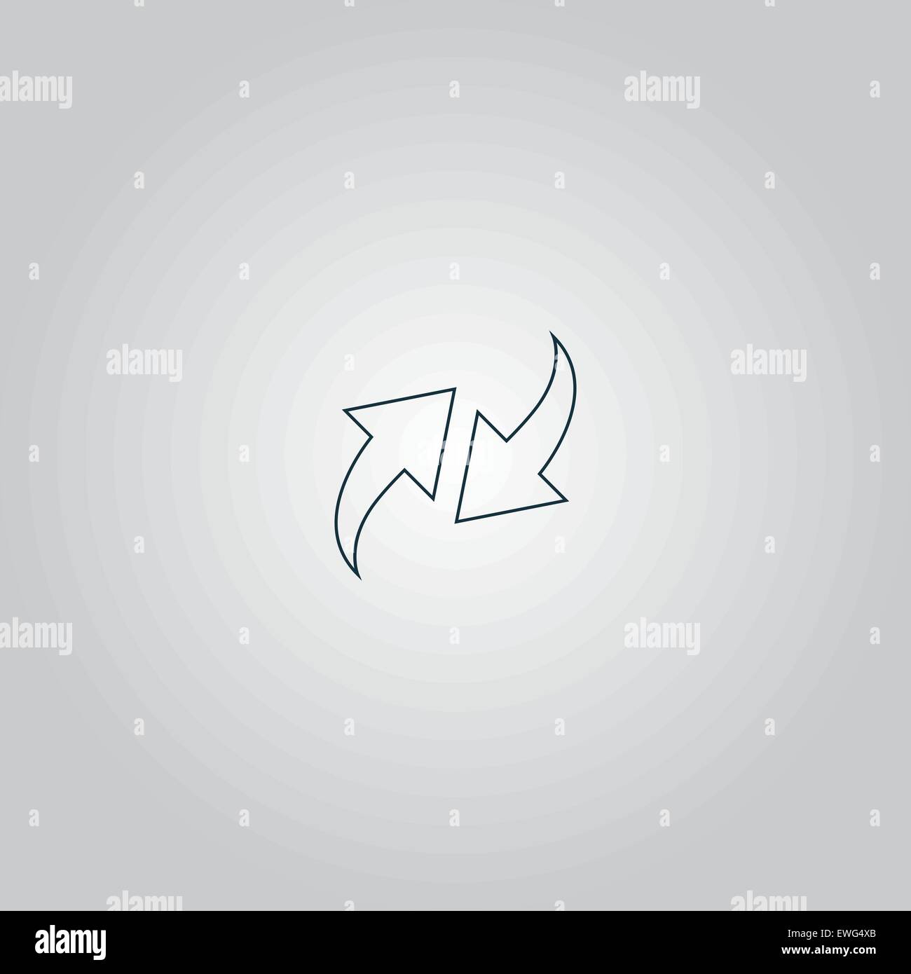 recycling arrows icons Stock Vector Image & Art - Alamy