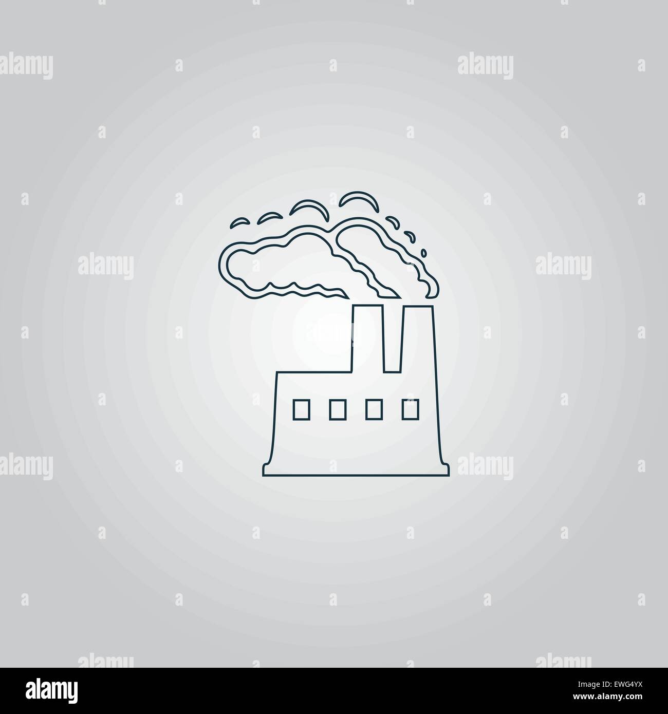 Gas processing plant icon Stock Vector Images - Alamy