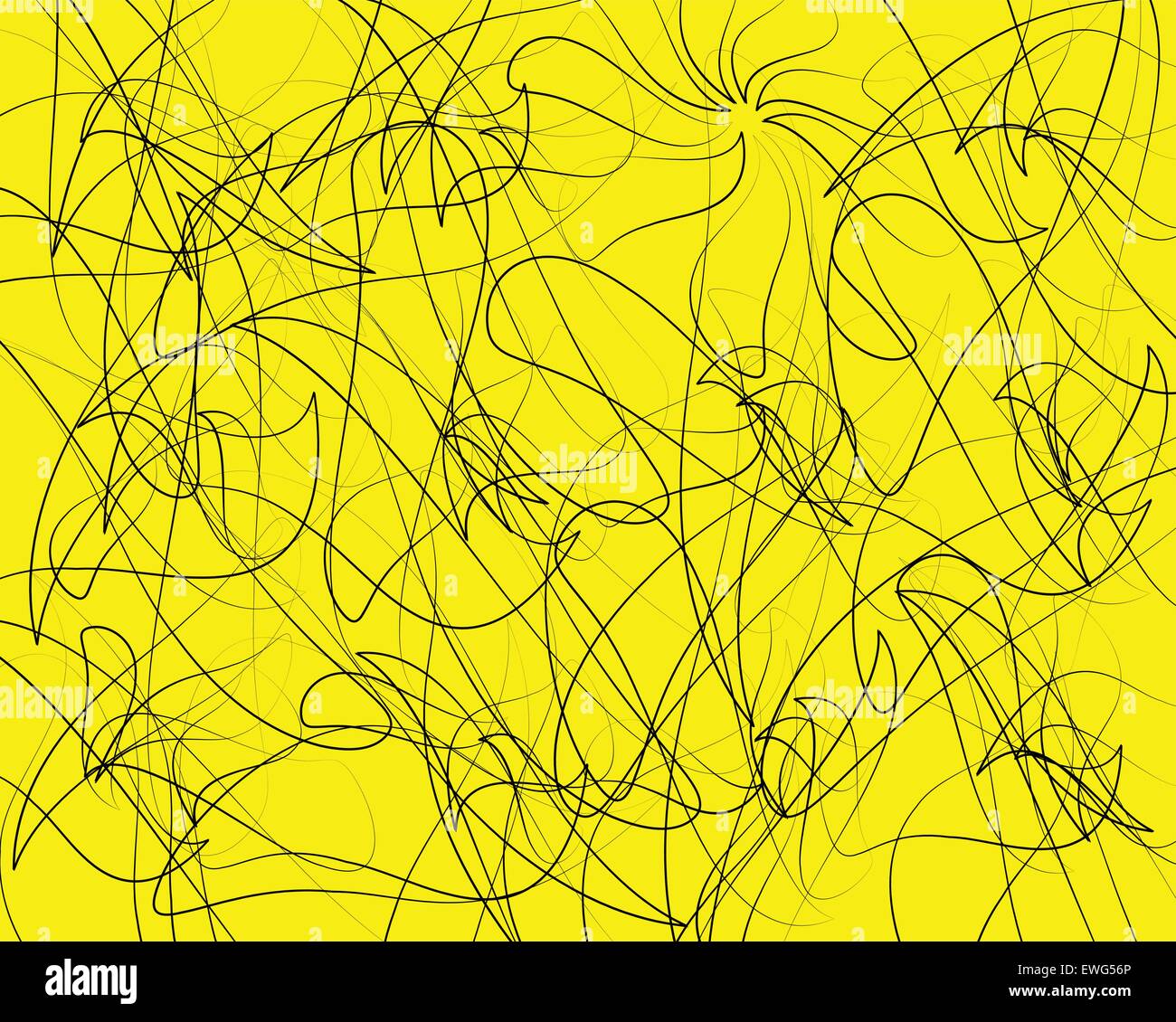 Random lines, abstract wavy lines. Artistic vector background Stock ...