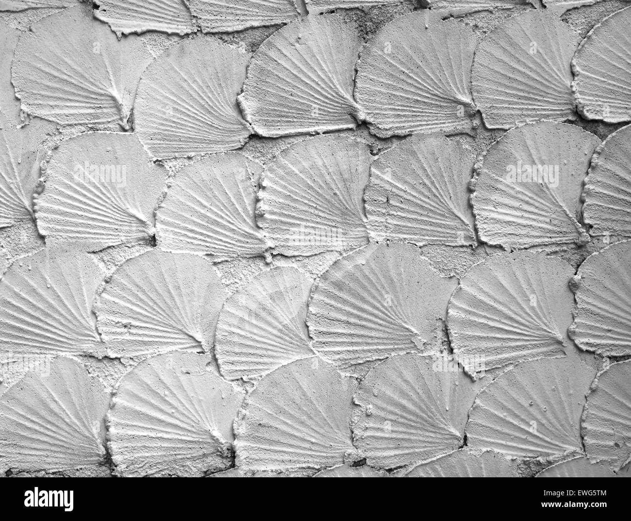 Leaf shape construction plaster wall background texture pattern Stock ...