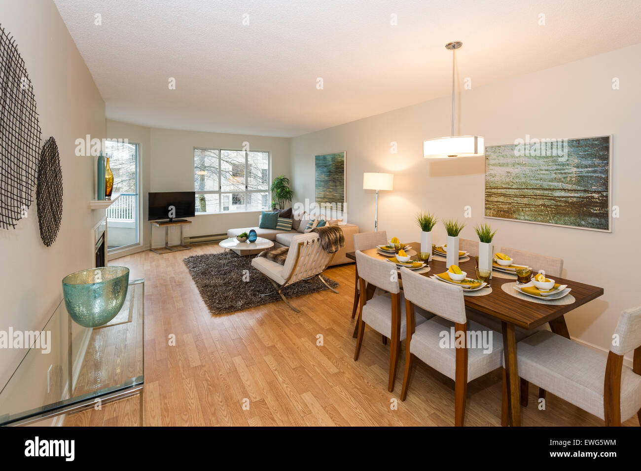 Staged generic Condo Stock Photo - Alamy