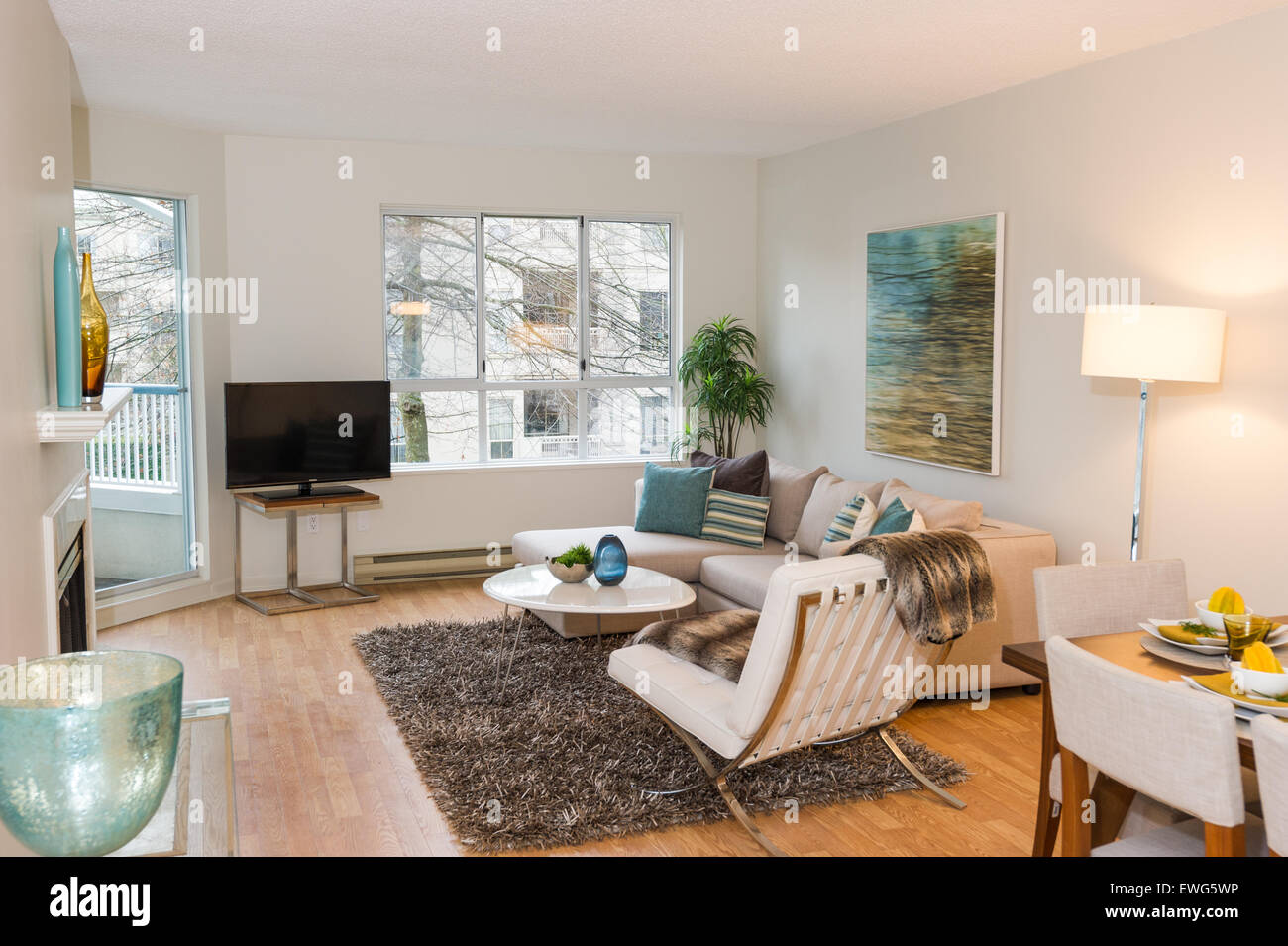 Staged generic Condo Stock Photo - Alamy
