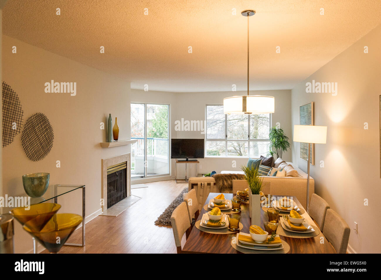 Staged generic Condo Stock Photo - Alamy