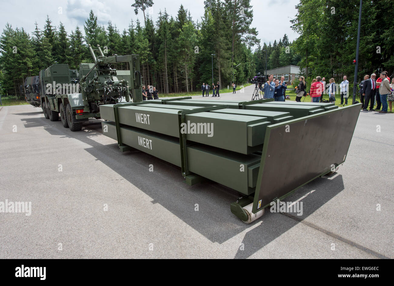 Schrobenhausen, Germany. 25th June, 2015. The MEADS-based tactical air ...