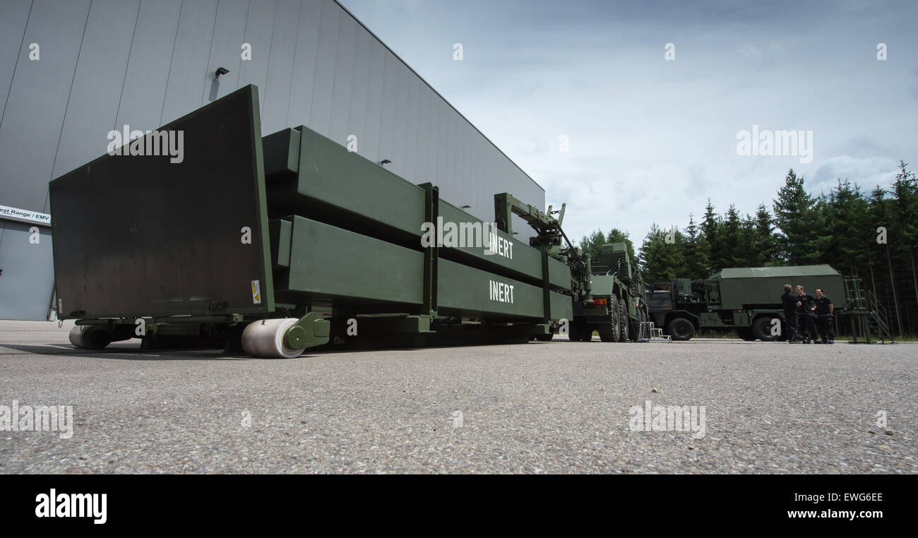 Schrobenhausen, Germany. 25th June, 2015. The MEADS-based tactical air ...
