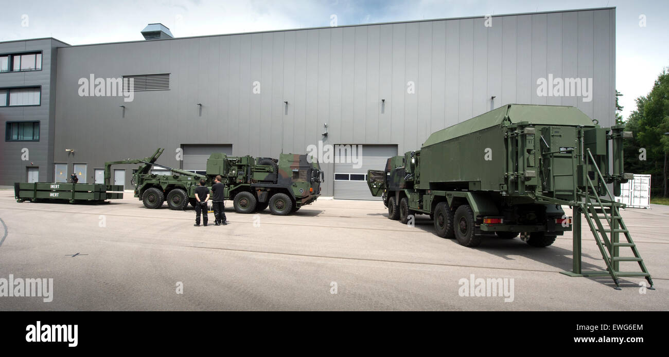 Schrobenhausen, Germany. 25th June, 2015. The MEADS-based tactical air ...