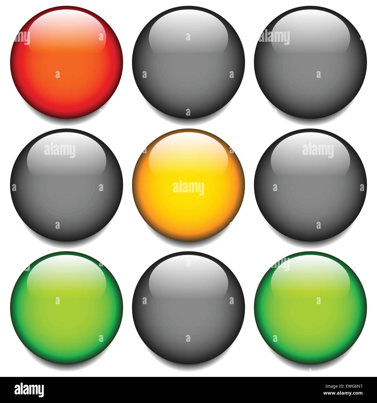 Traffic light junction vector vectors hi-res stock photography and ...