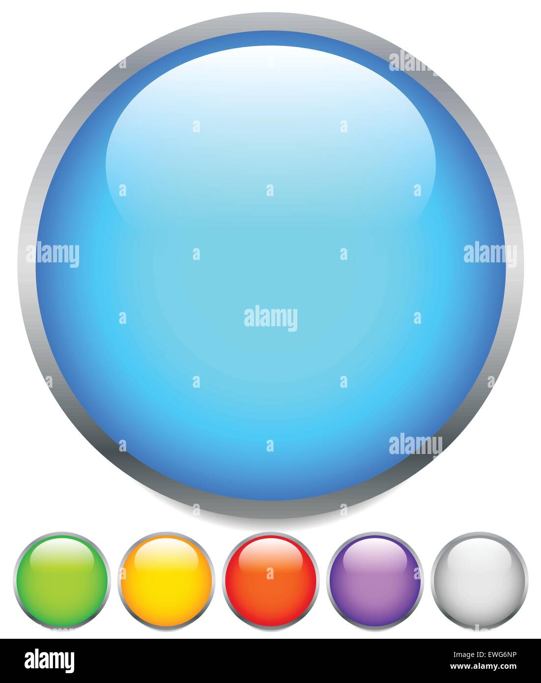 Circle graphics. Circles buttons, badges with blank space Stock Vector ...