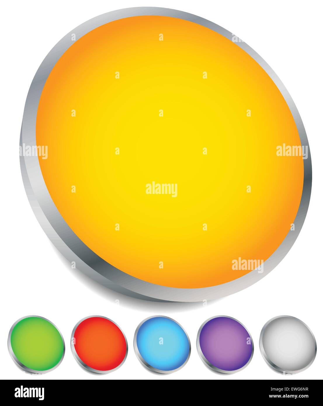 Circle graphics. Circles buttons, badges with blank space Stock Vector ...