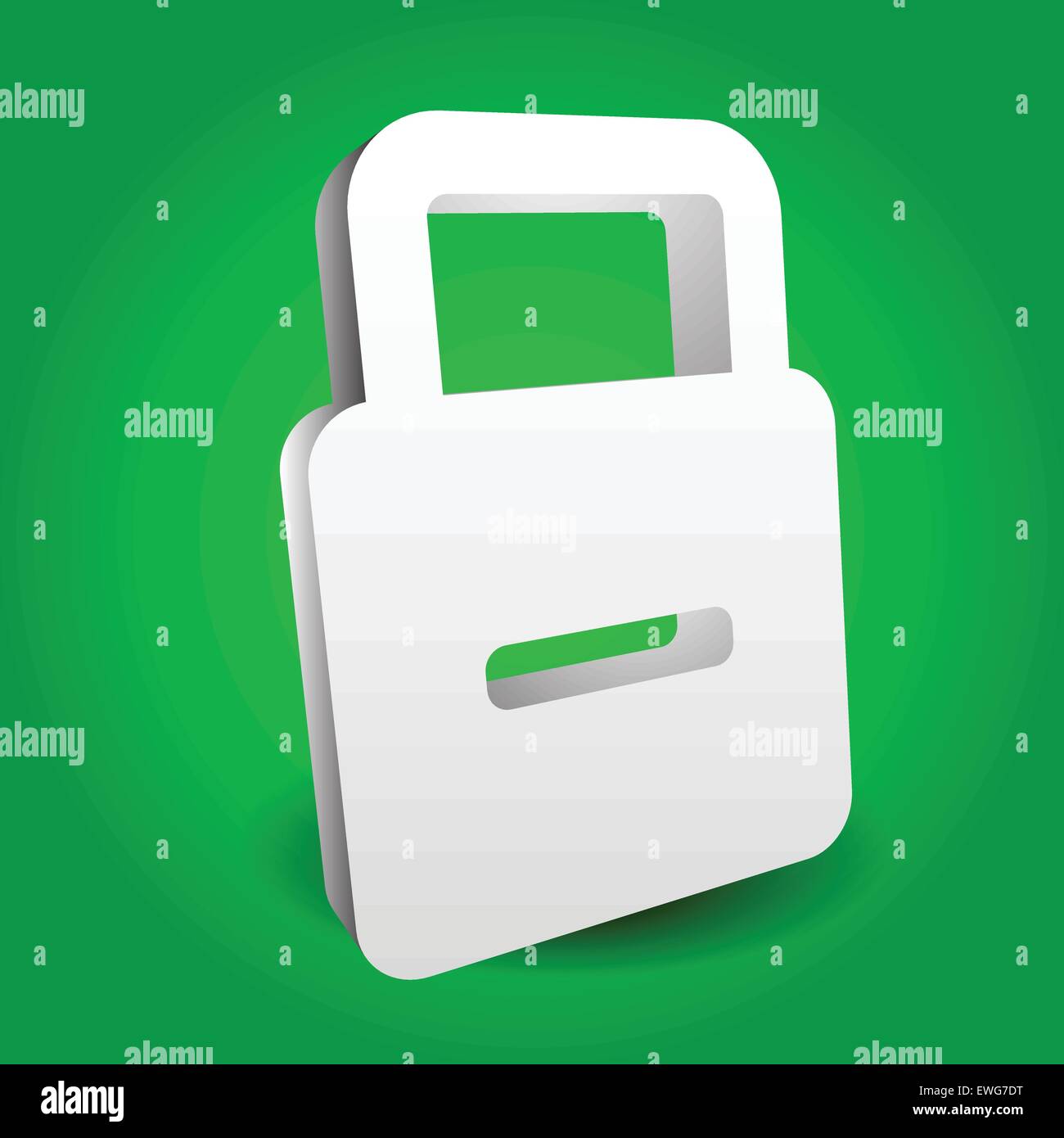 Padlock - lock concept graphics. Editable vector illustration, eps 10 ...