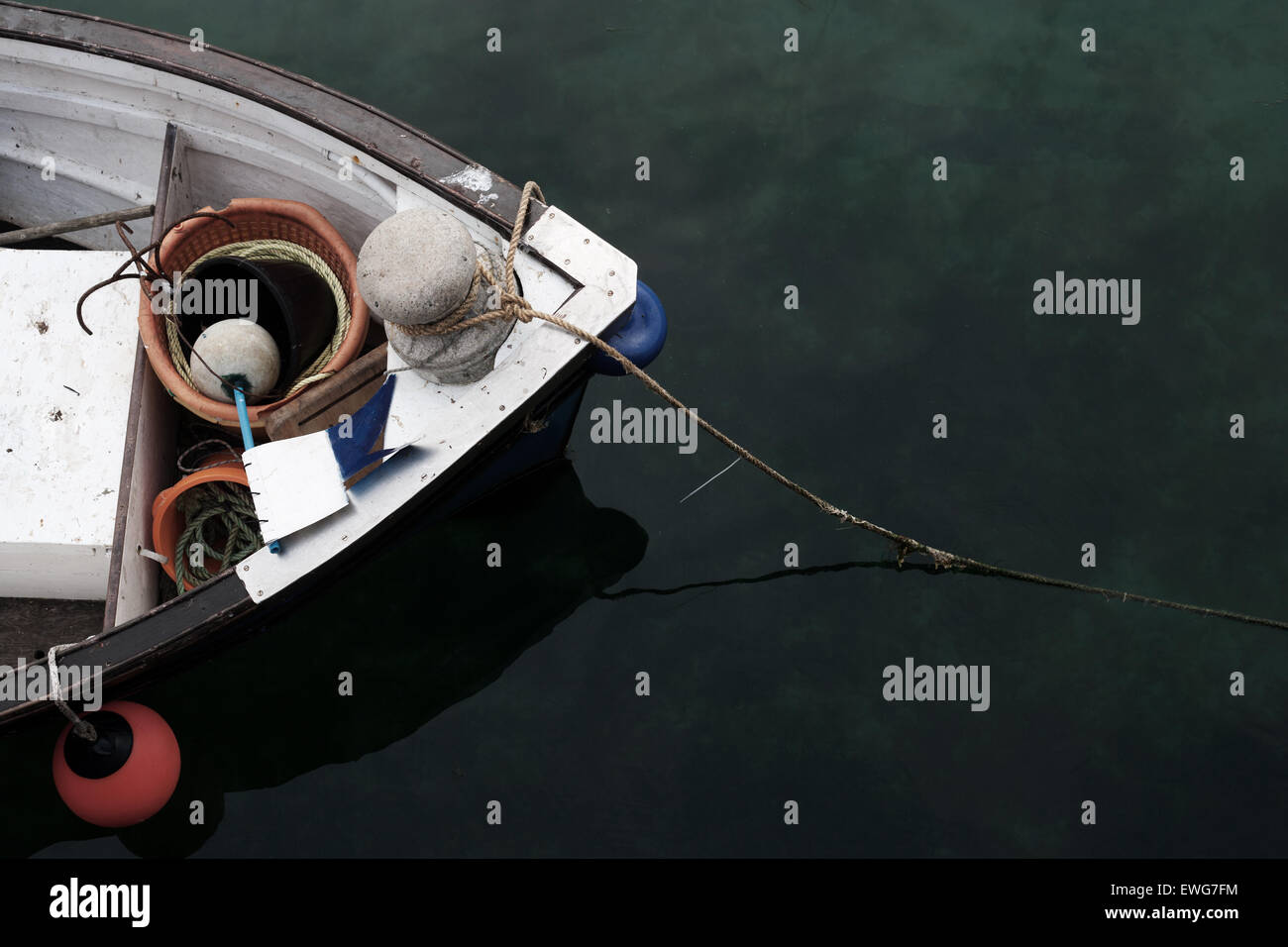 Fishing boat from above Stock Photo - Alamy
