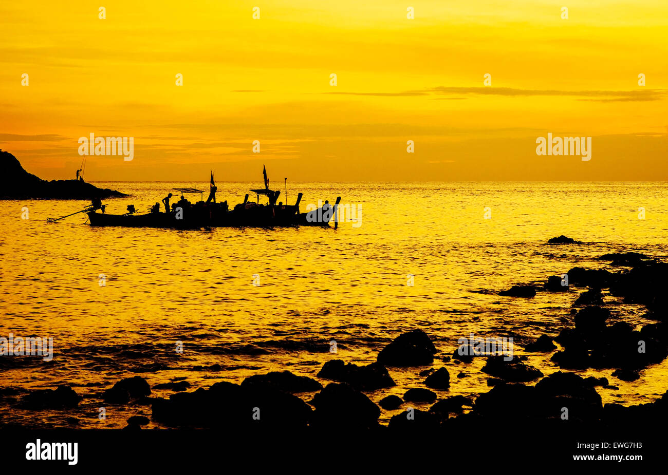Beautiful nature with color of the sunset Stock Photo - Alamy