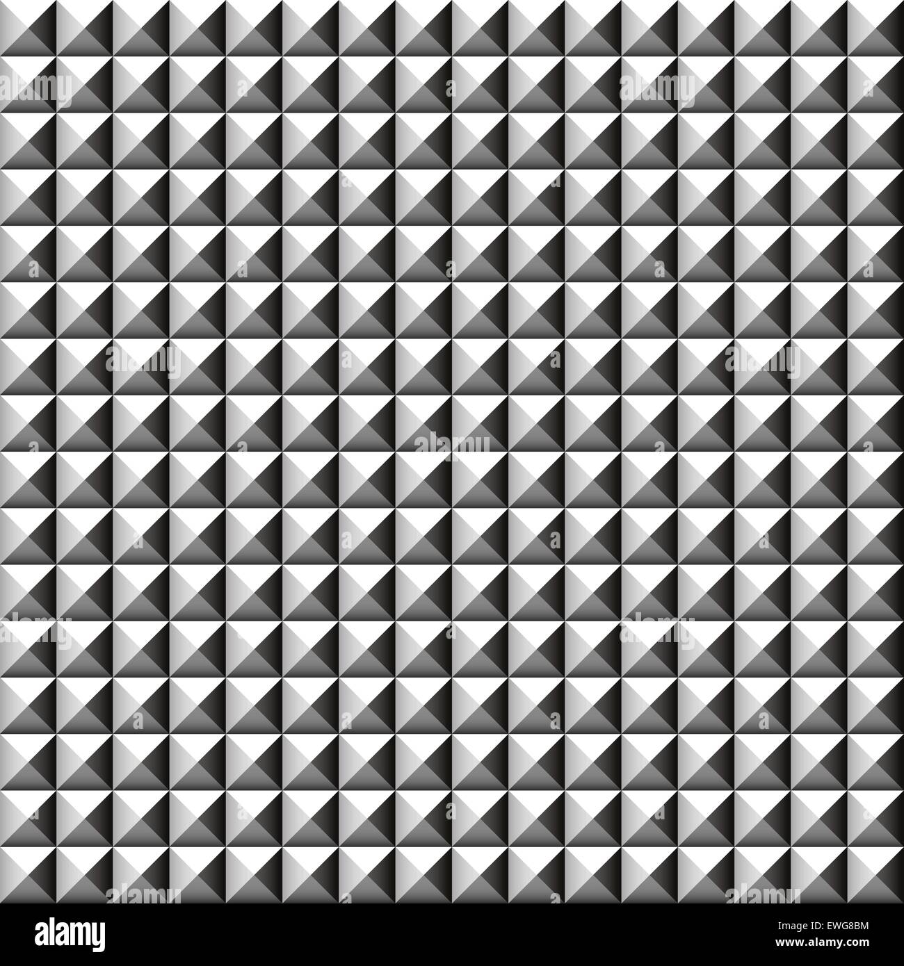 Studded pointed pattern, background. Seamlessly tileable, vector Stock ...