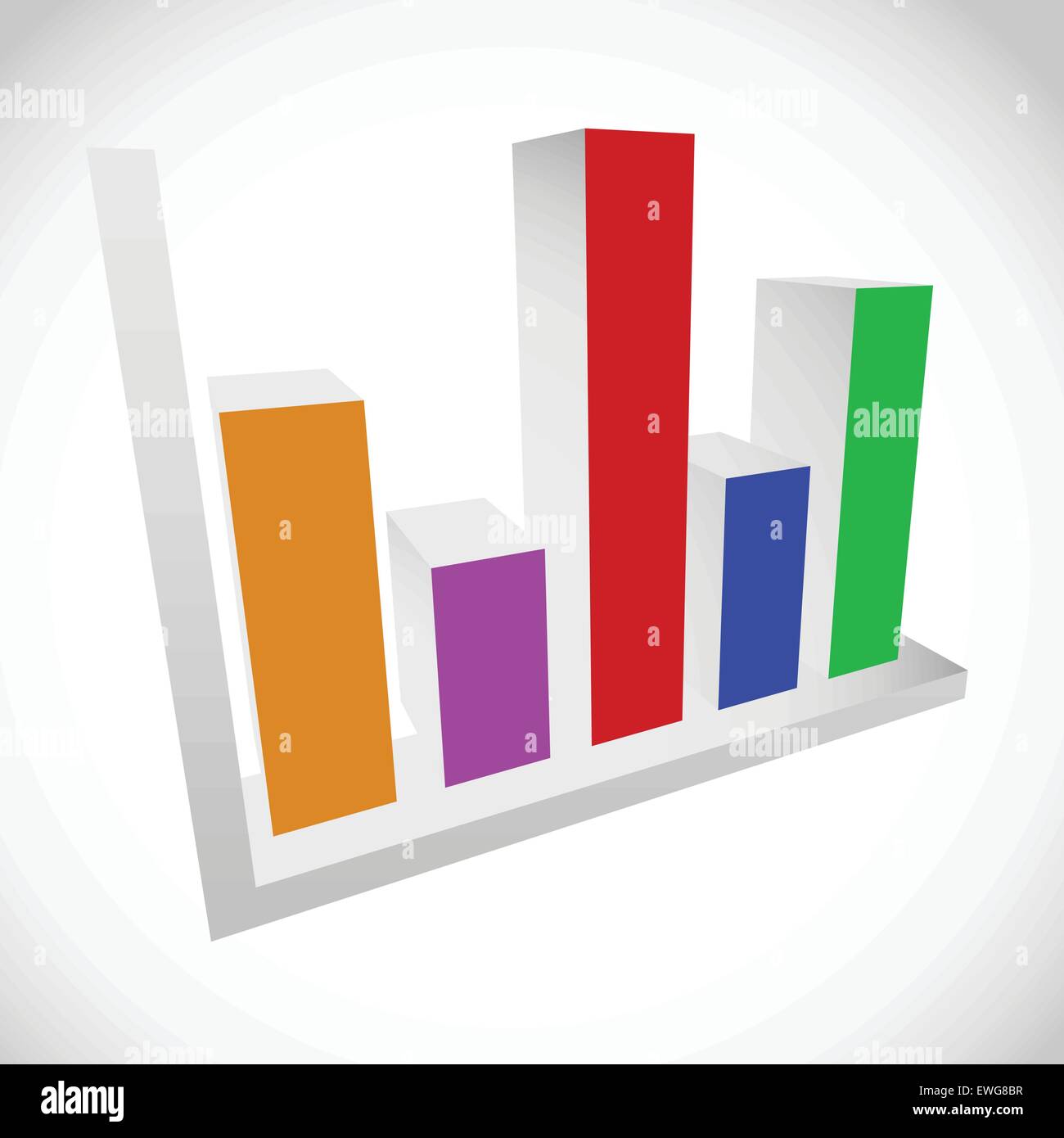3d Bar chart, bar graph, diagram element Stock Vector Image & Art - Alamy