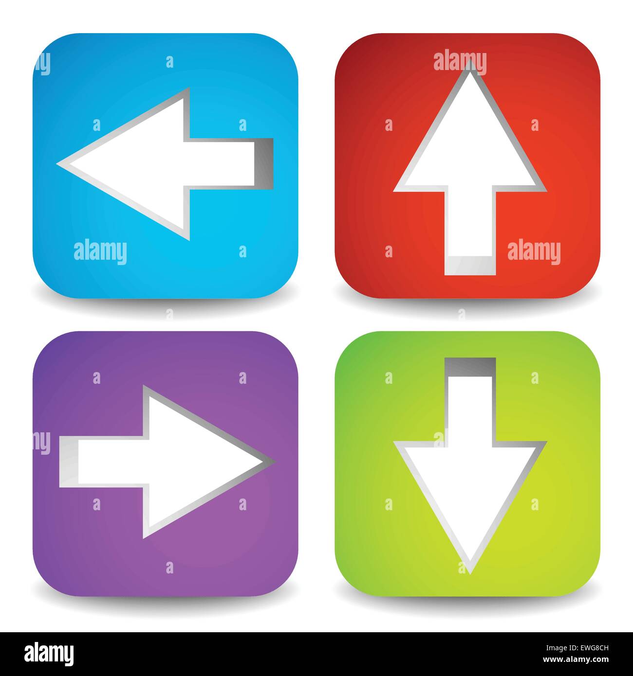 Colorful arrow graphics. Eps 10 vector Stock Vector Image & Art - Alamy