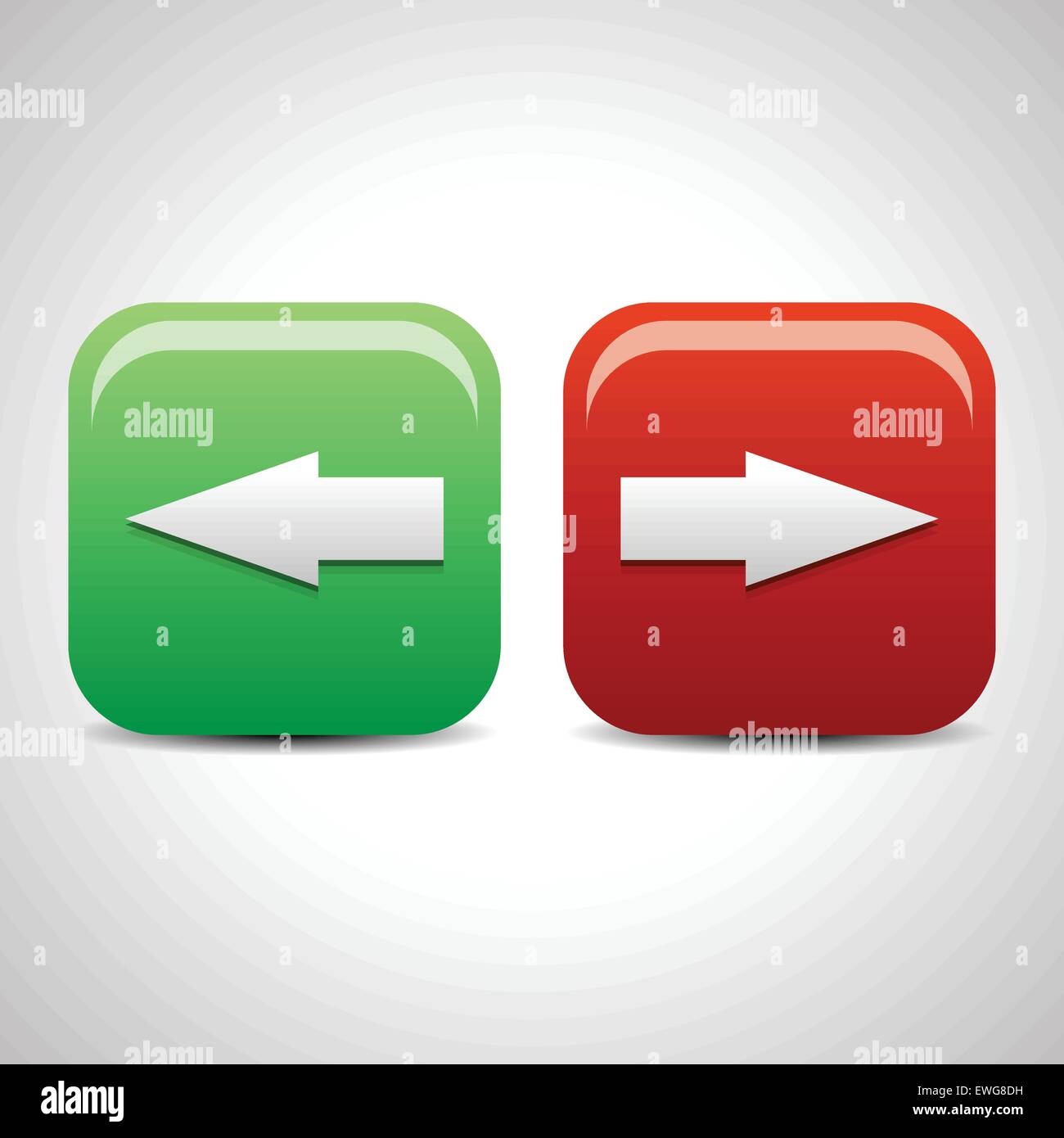 Left and right arrow icons, buttons. Vector Stock Vector Image & Art - Alamy