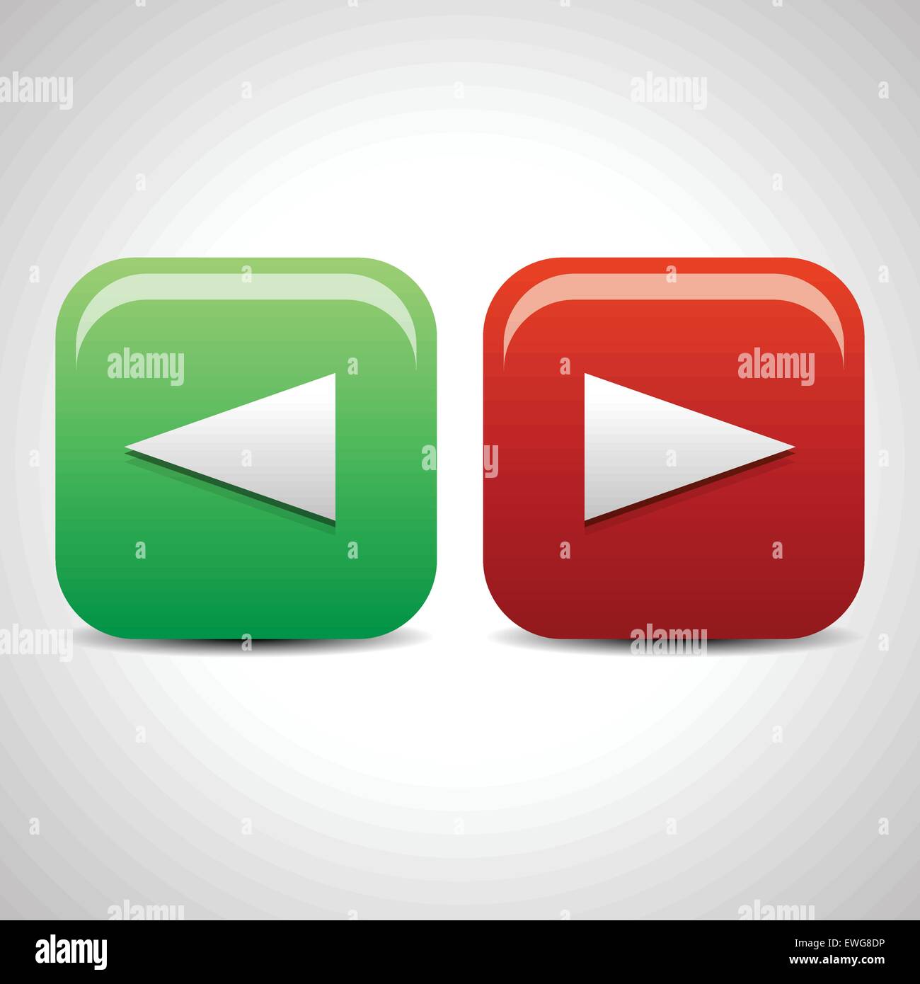 Left and right arrow icons, buttons. Vector Stock Vector Image & Art ...