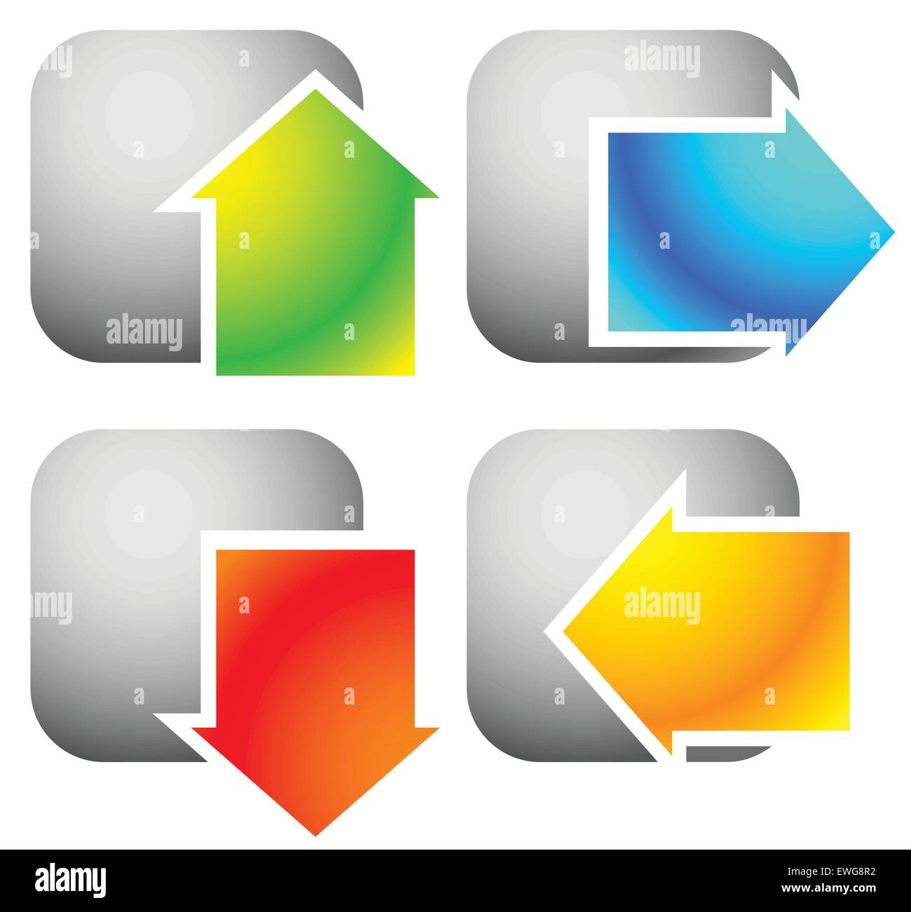 Red orange arrow pointing right hi-res stock photography and images - Alamy