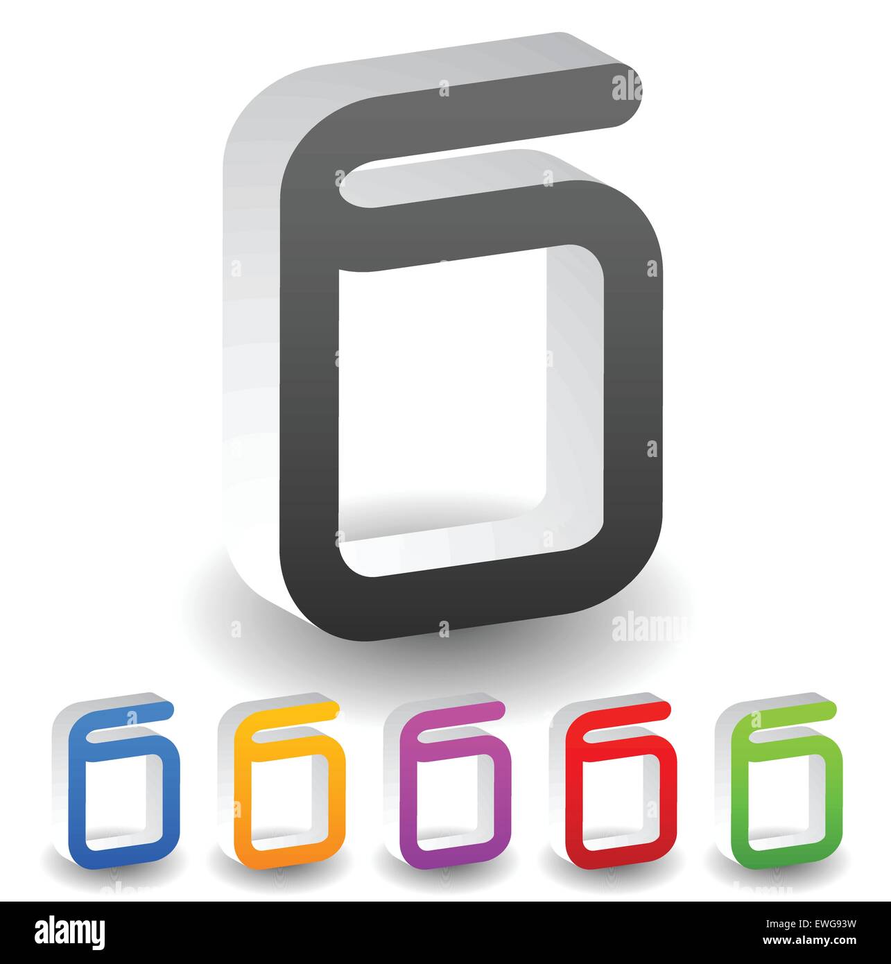 3d book symbol in various colors. Vector Stock Vector Image & Art - Alamy