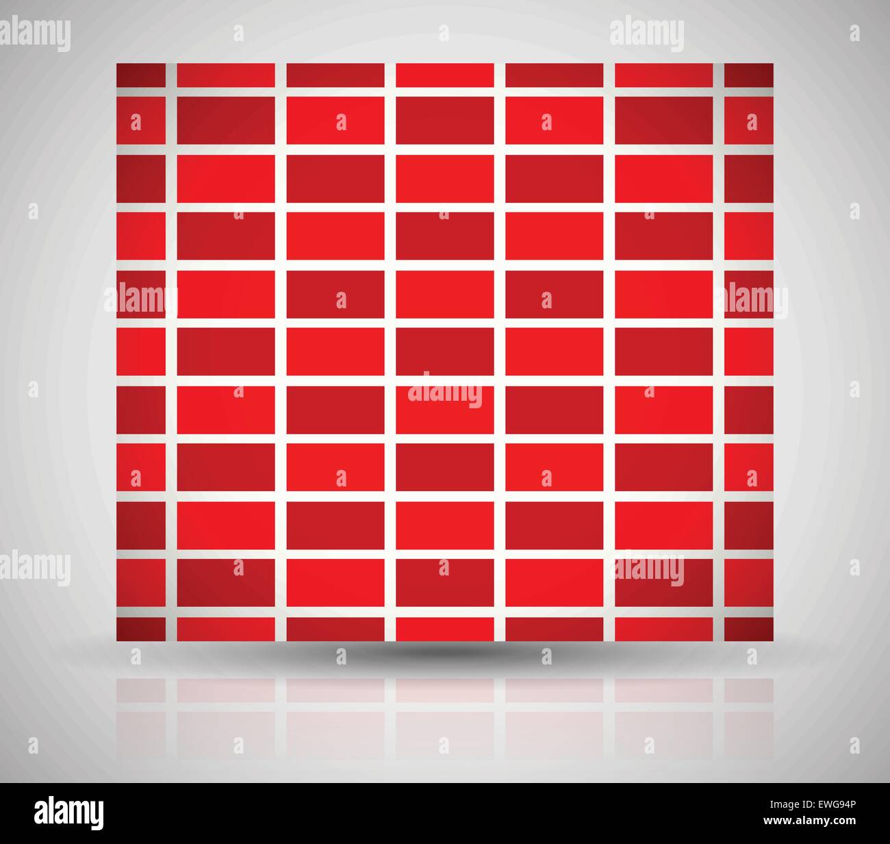 Repeating brick wall pattern, brick wall background isolated on white ...