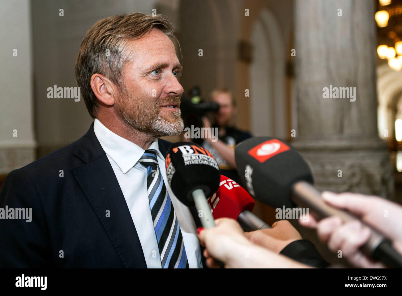 Copenhagen, Denmark, June 22nd, 2015: Danish Anders Samuelsen, chairman ...