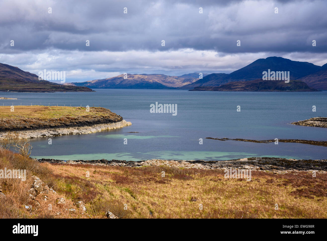 Sound of Ulva, Isle of Ulva, Hebrides, Argyll and Bute, Scotland Stock ...