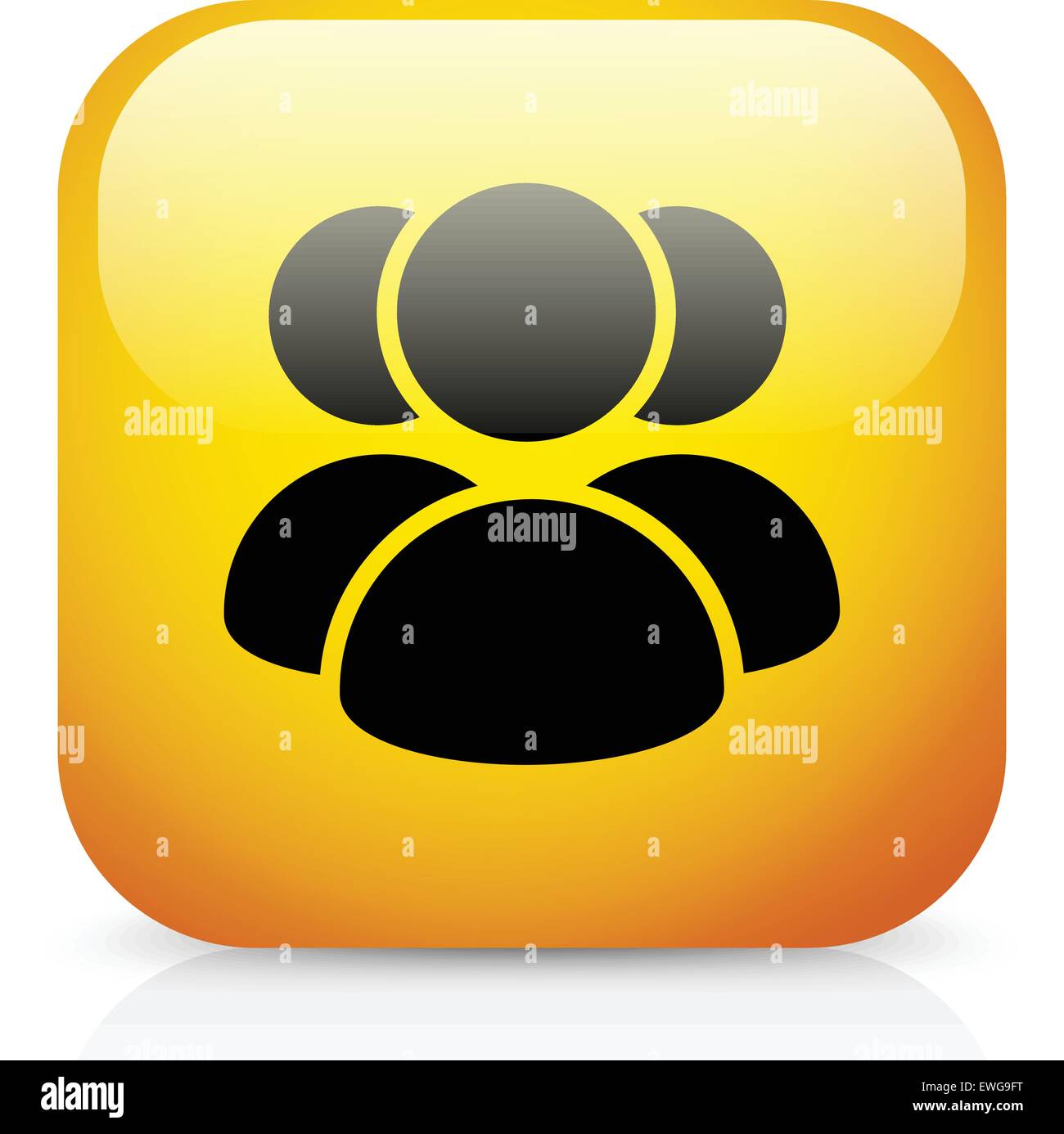 Group of three person, character vector icon Stock Vector Image & Art ...