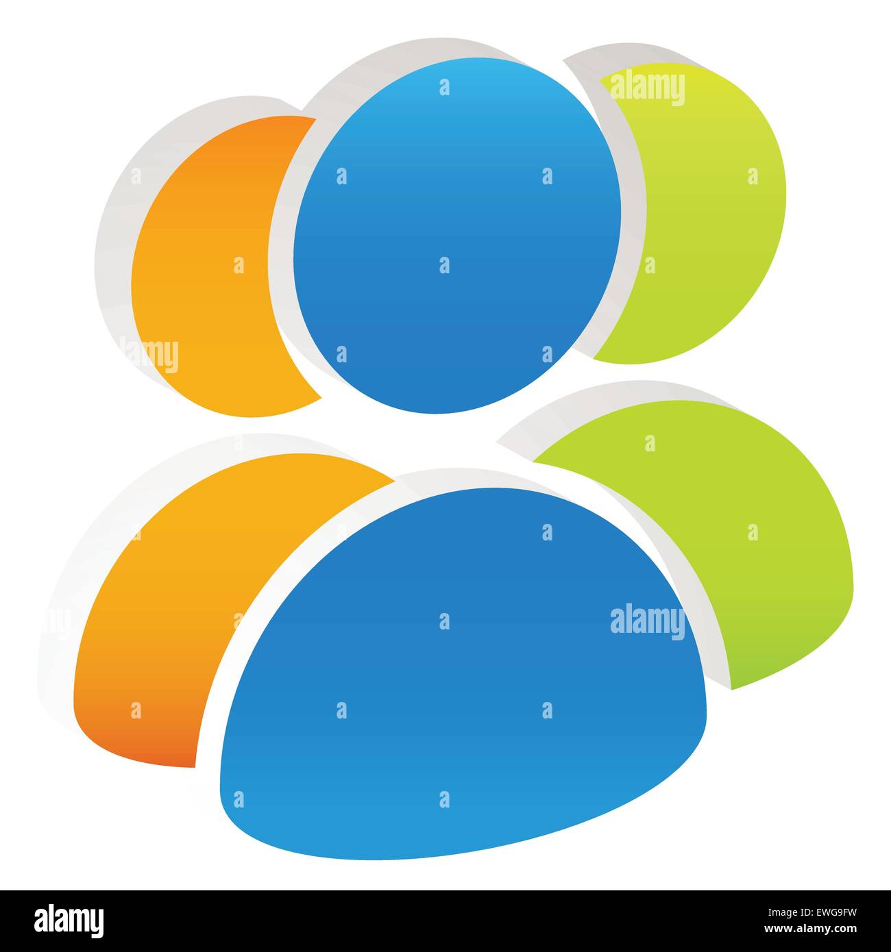 Group three 3d character vector hi-res stock photography and images - Alamy