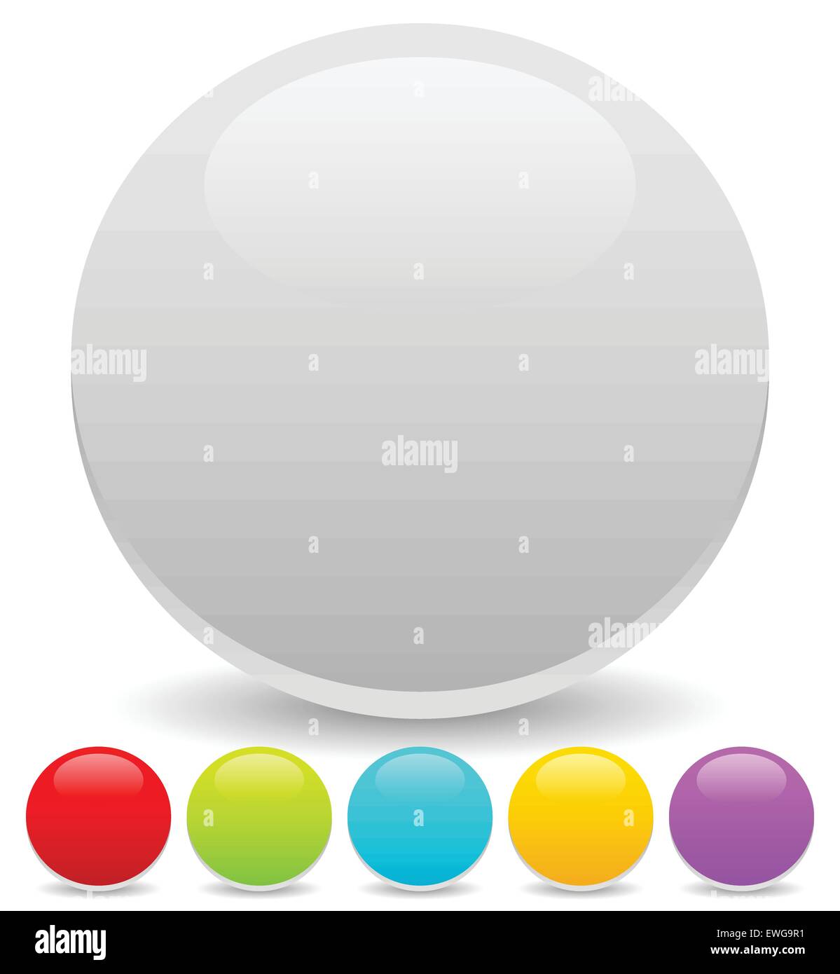 Circles, shapes with empty space for icons, logos, texts Stock Vector ...