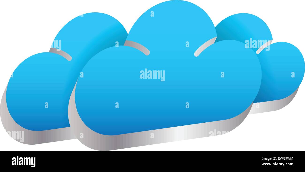 Editable cloud shapes vector graphics. Eps 10 Stock Vector Image & Art ...