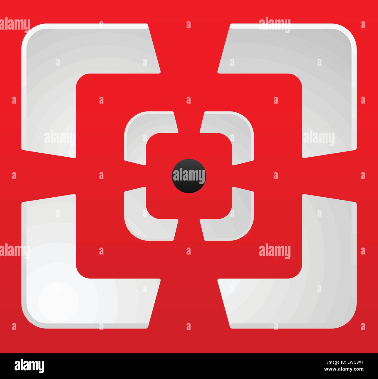 Target mark cross hair reticle isolated Stock Vector Images - Alamy