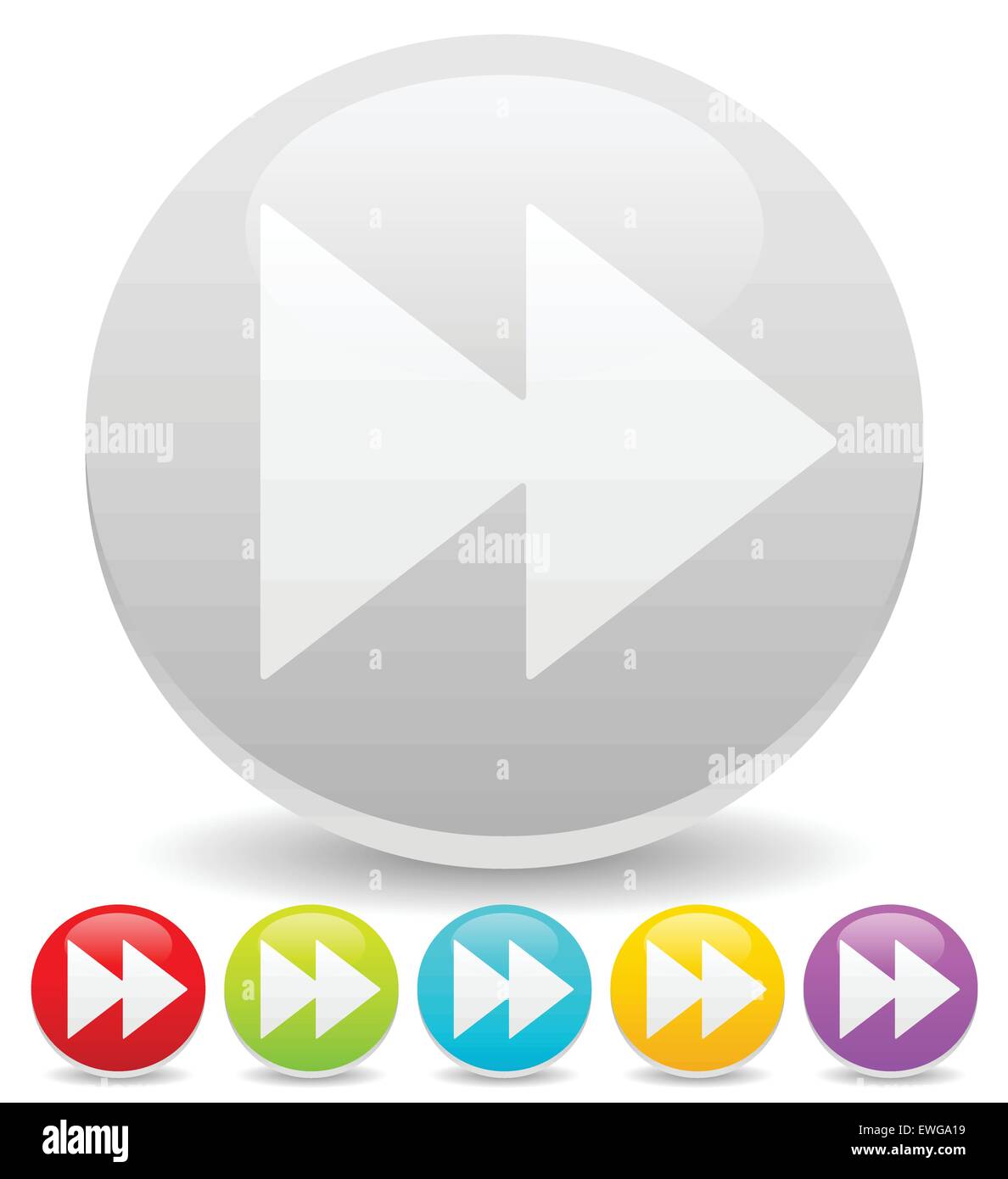 Fast forward buton hi-res stock photography and images - Alamy