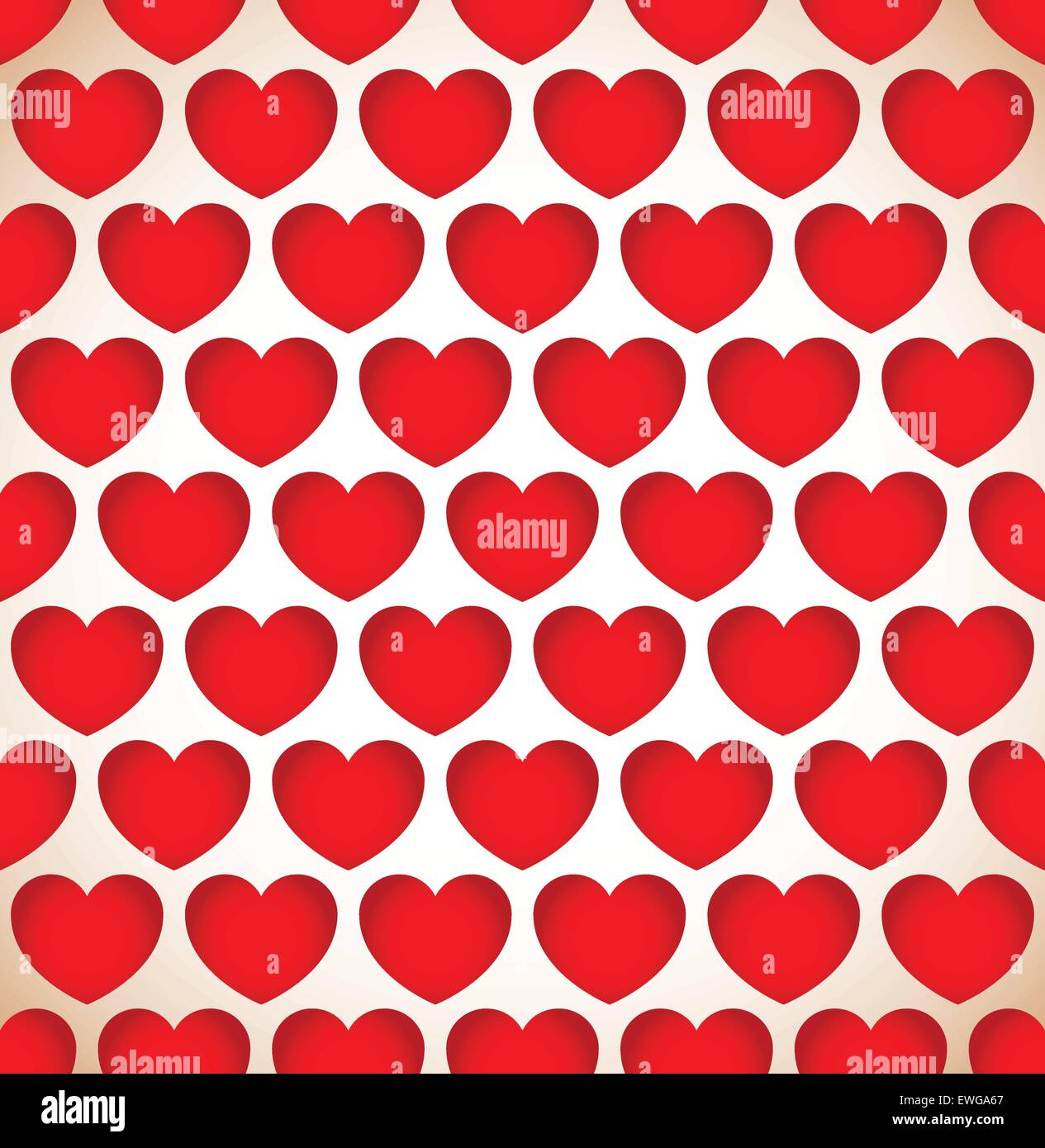 Repeatable heart pattern, heart background. Eps 10 vector Stock Vector ...