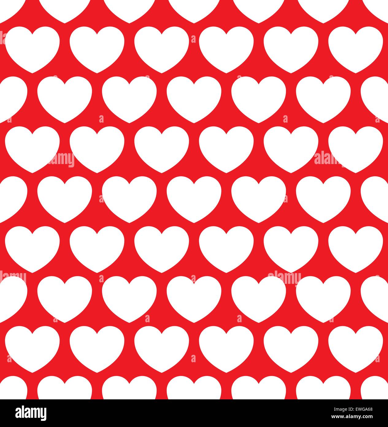 Repeatable heart pattern, heart background. Eps 10 vector Stock Vector ...