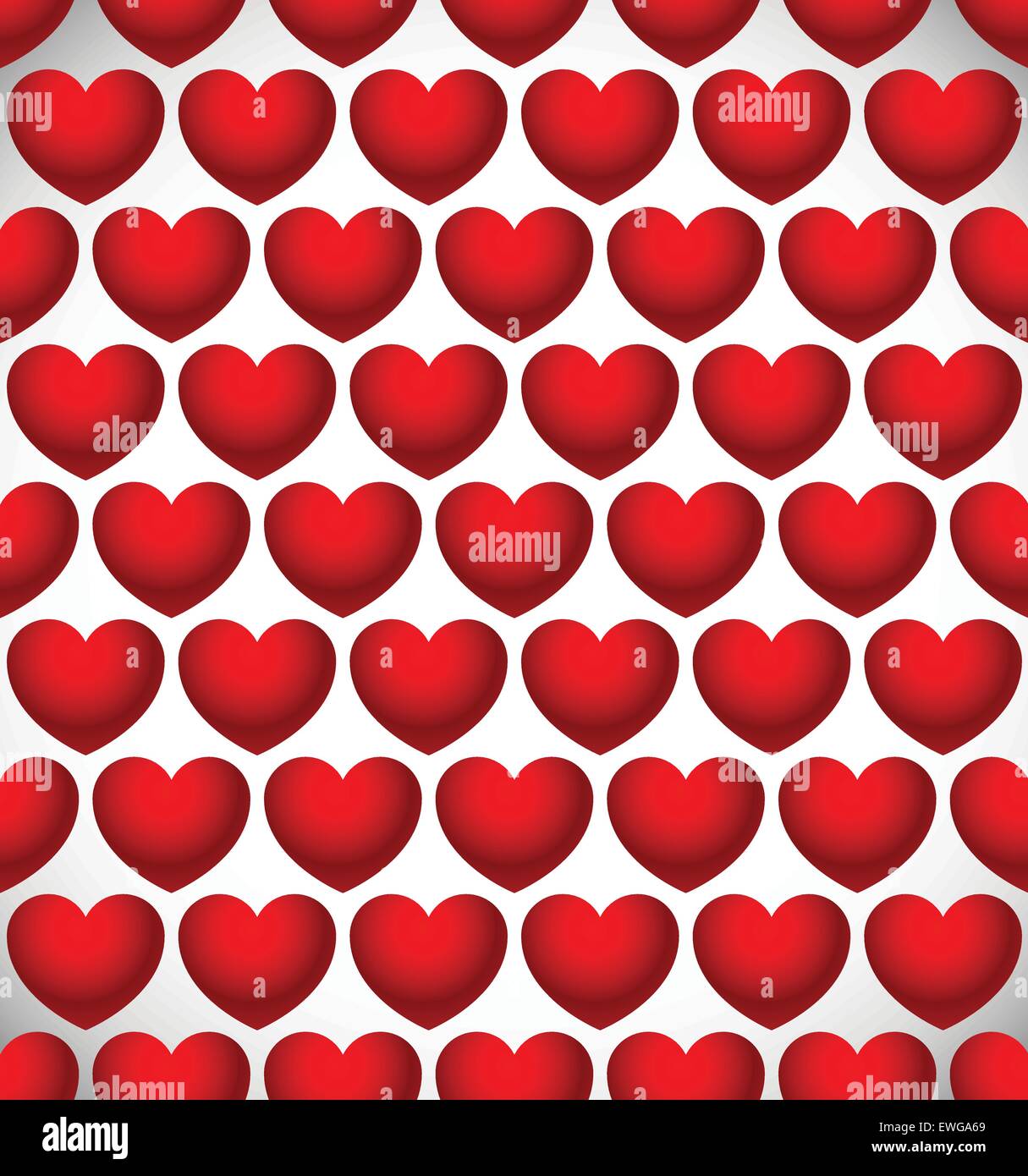 Repeatable heart pattern, heart background. Eps 10 vector Stock Vector ...